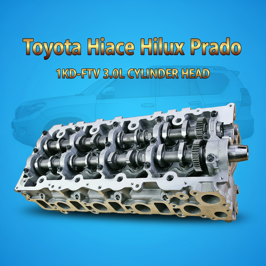 Toyota 1KD-FTV 3.0L Diesel Parts - Hiace, Hilux & Prado - Cylinder Head ...